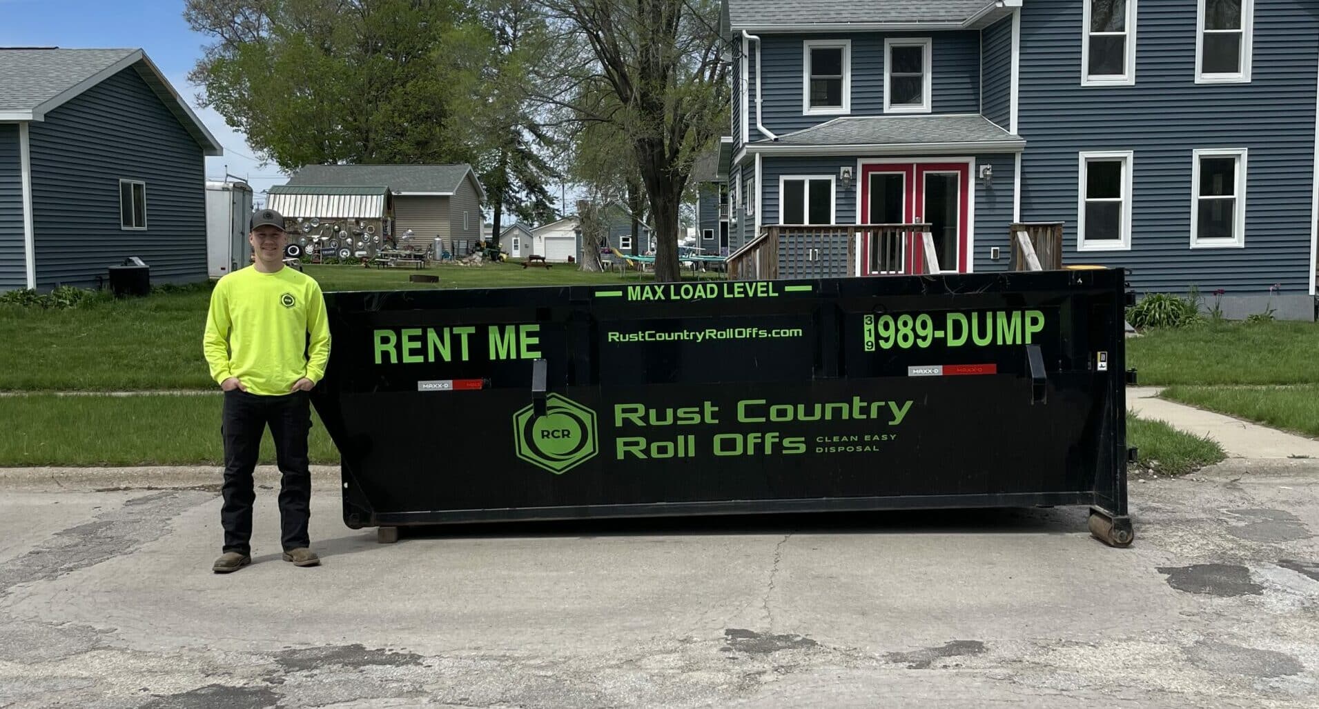 7 Yard Dumpster - Rust Country Rolloffs